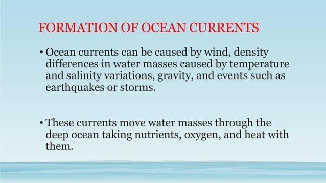 Ocean currents | PPT