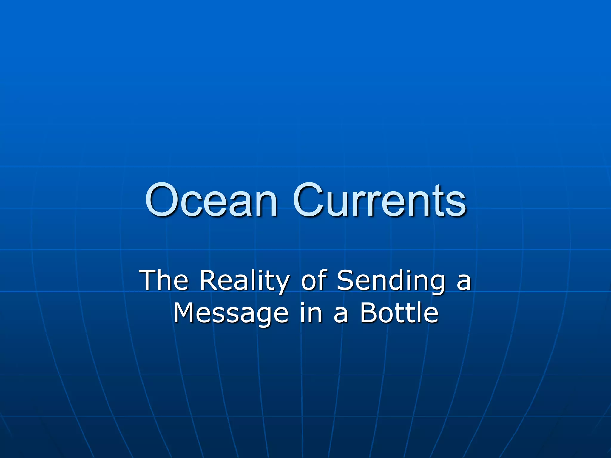 Ocean currents | PPT
