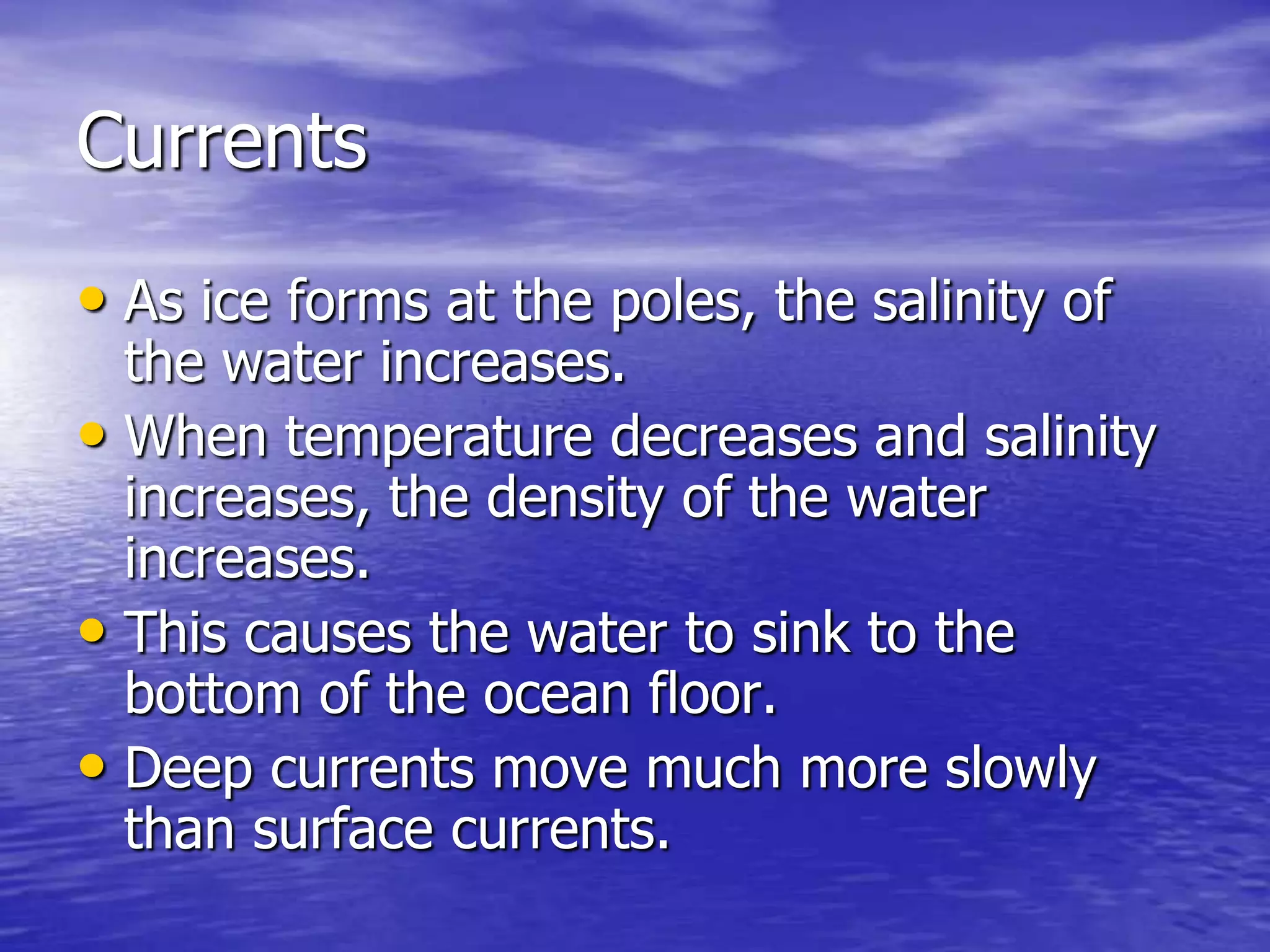 Ocean currents Power Point Slides | PPSX