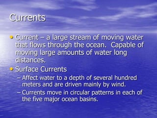 Ocean currents Power Point Slides | PPSX