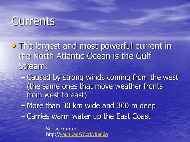 Ocean currents Power Point Slides | PPSX