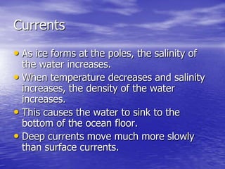 Ocean currents Power Point Slides | PPSX
