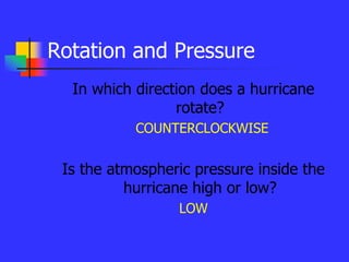 Hurricanes | PPTX | Weather | Science