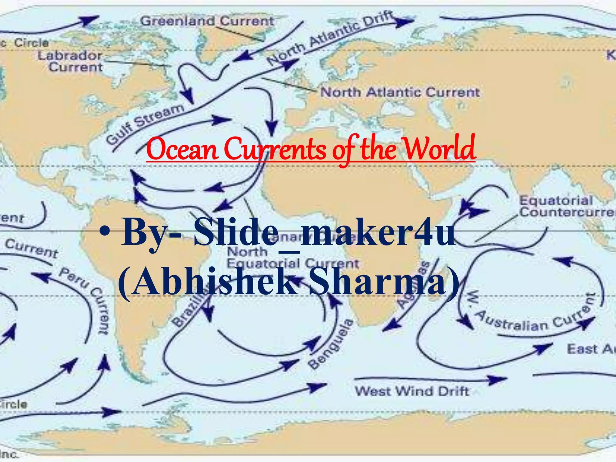 Ocean currents of the world | PPT
