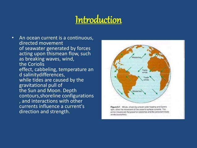 Ocean currents of the world | PPT