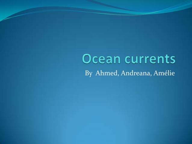 Ocean currents powerpoint | PPT