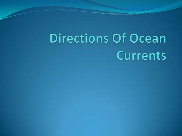 Ocean currents powerpoint | PPT