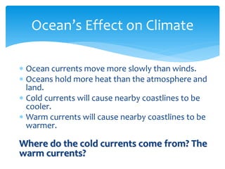 Ocean currents ppt cscope | PDF