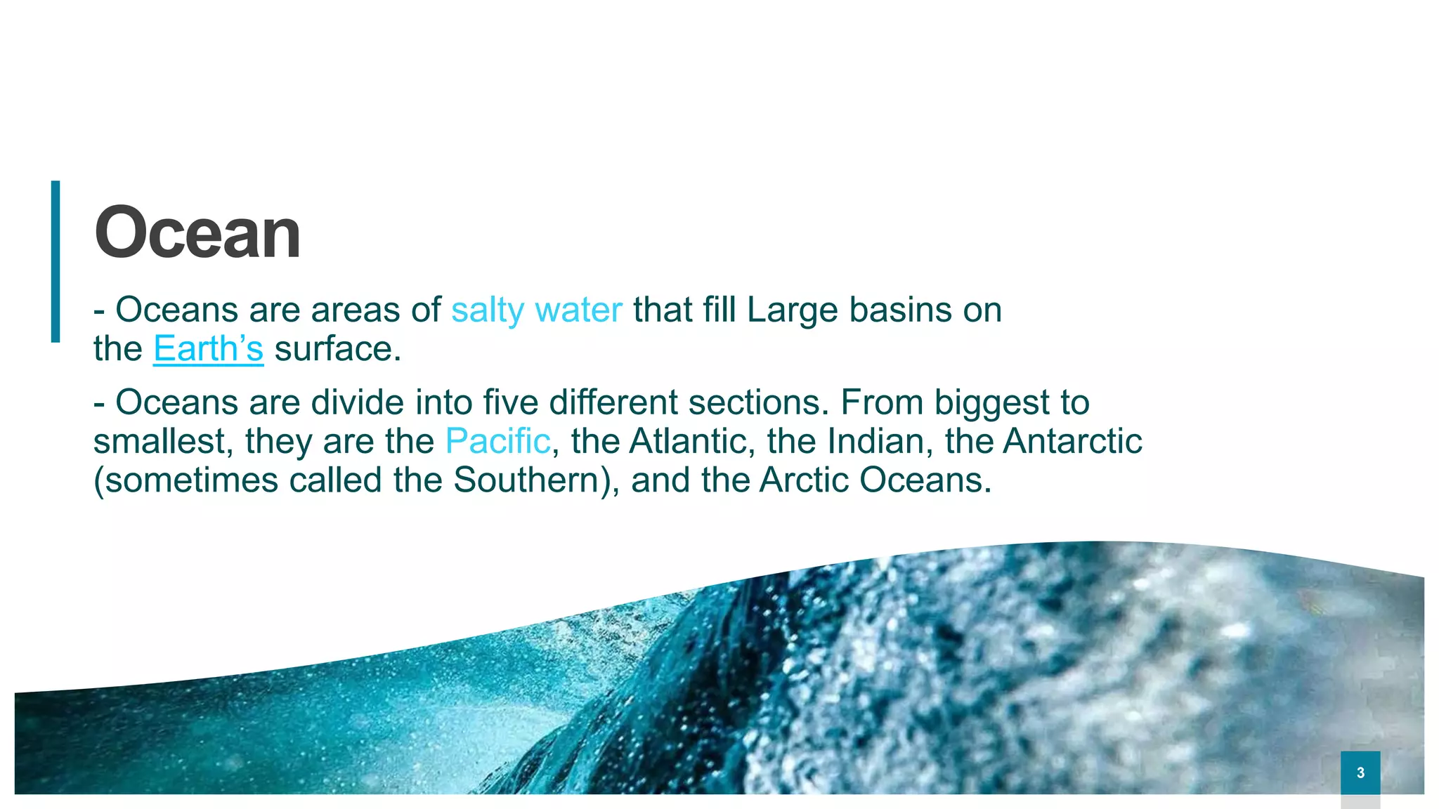 Ocean ecosystem | PPTX