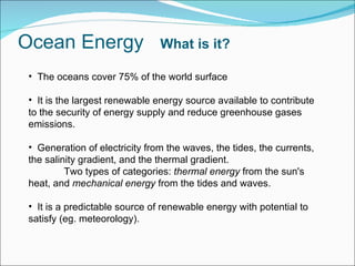 Ocean Energy | PPT