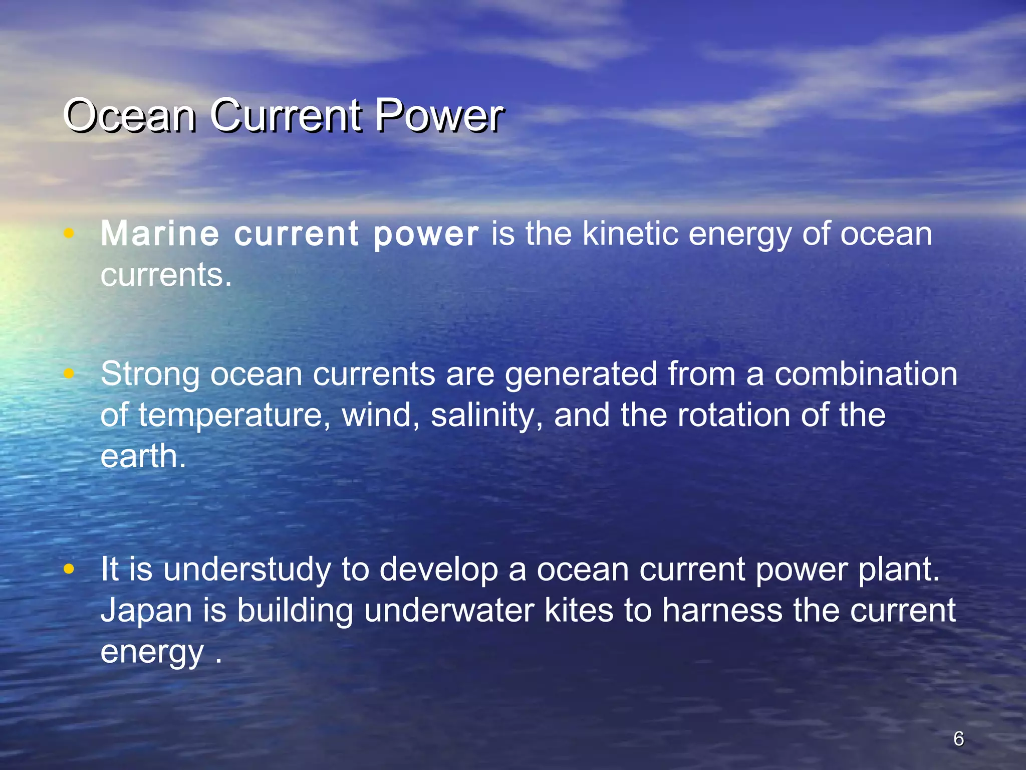 Ocean energy | PPT