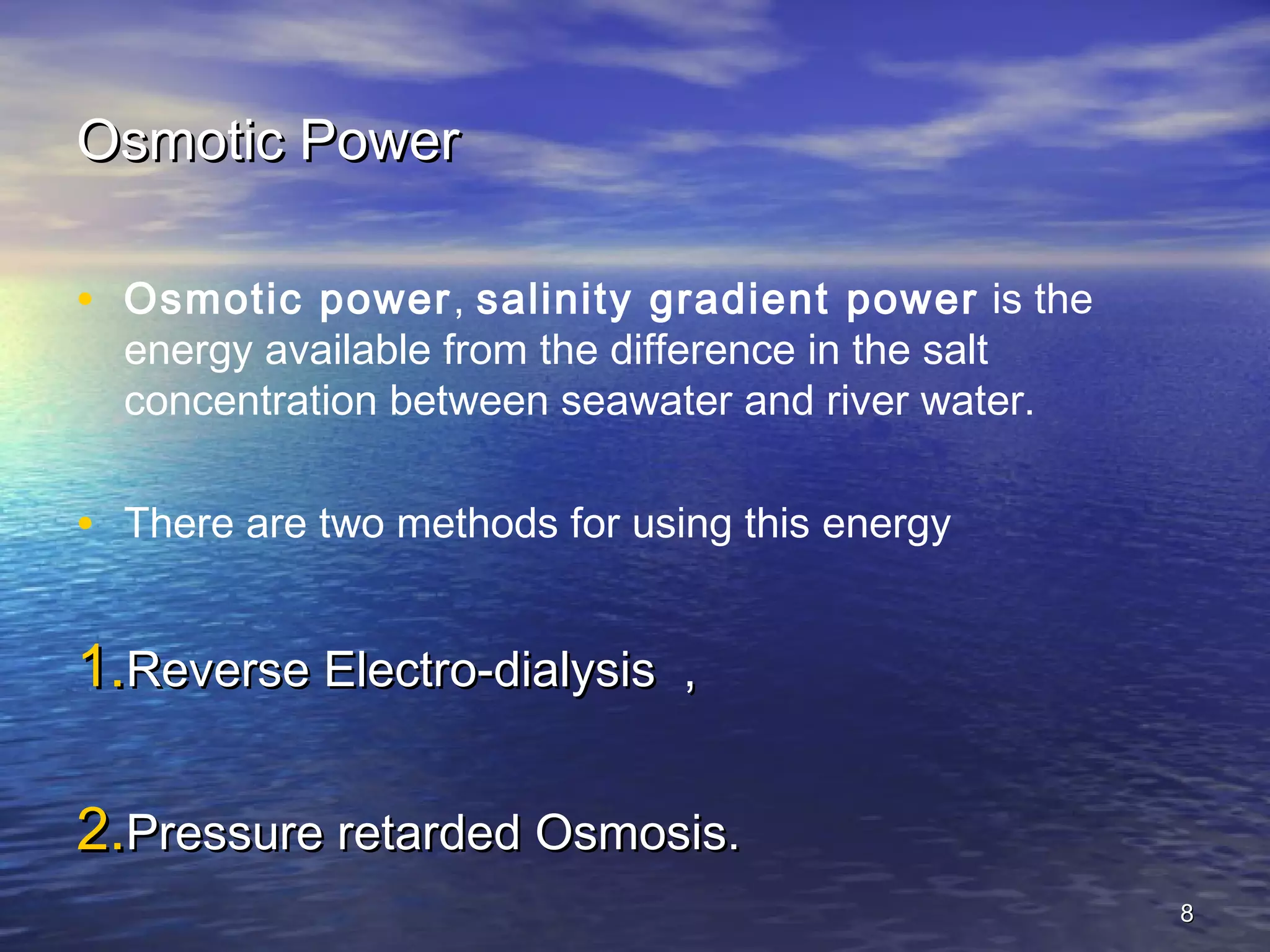 Ocean energy | PPT