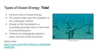 Harnessing Ocean Energy for Sustainable Future | PPTX