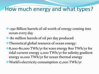 Ocean energy ppt azhar | PPTX