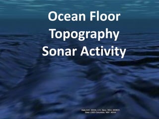 Ocean Floor Topography and Features | PDF
