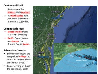 Ocean Floor Topography and Features | PPT