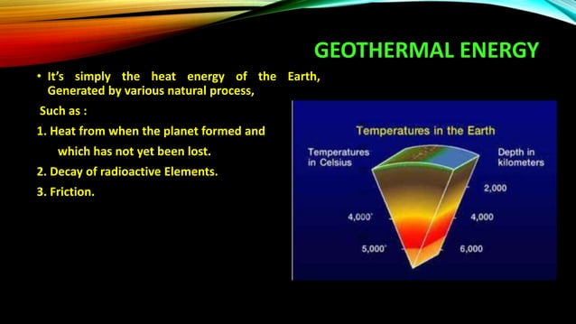 Ocean & geothermal energy | PPTX | Geography | Science