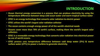 Ocean & geothermal energy | PPTX