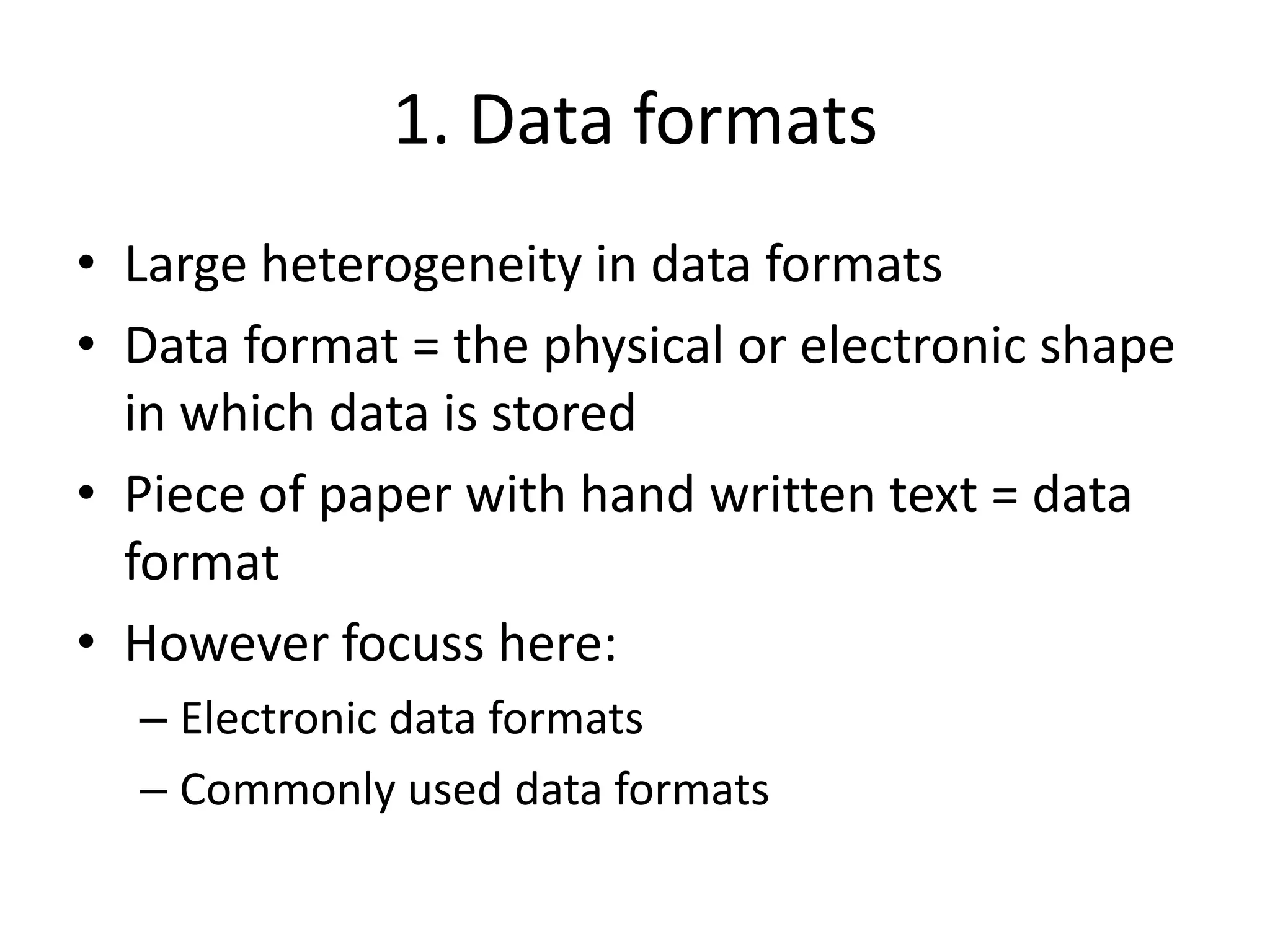 Oceangraphic data formats | PPT