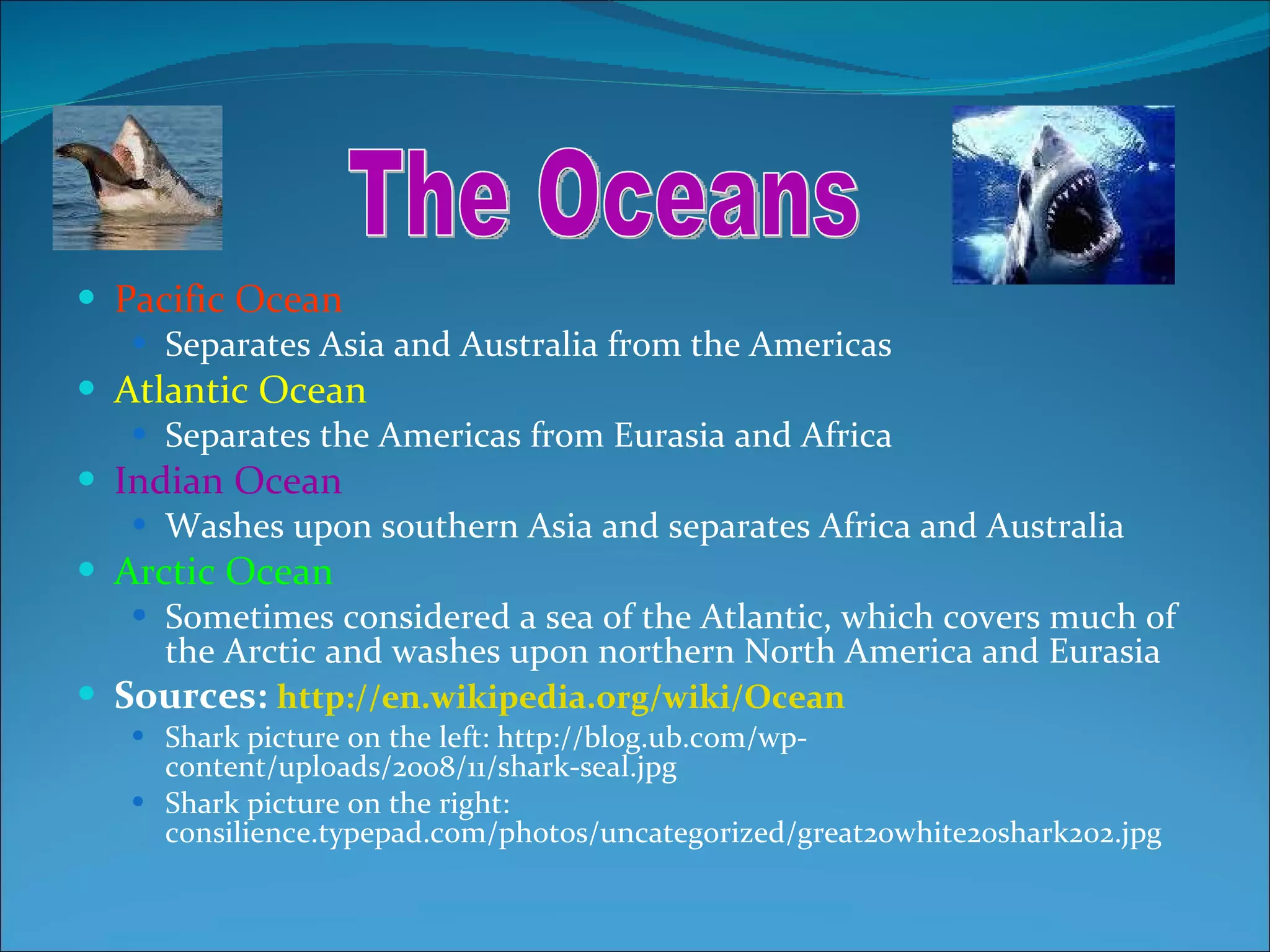 Ocean habita powerpoint | PPT