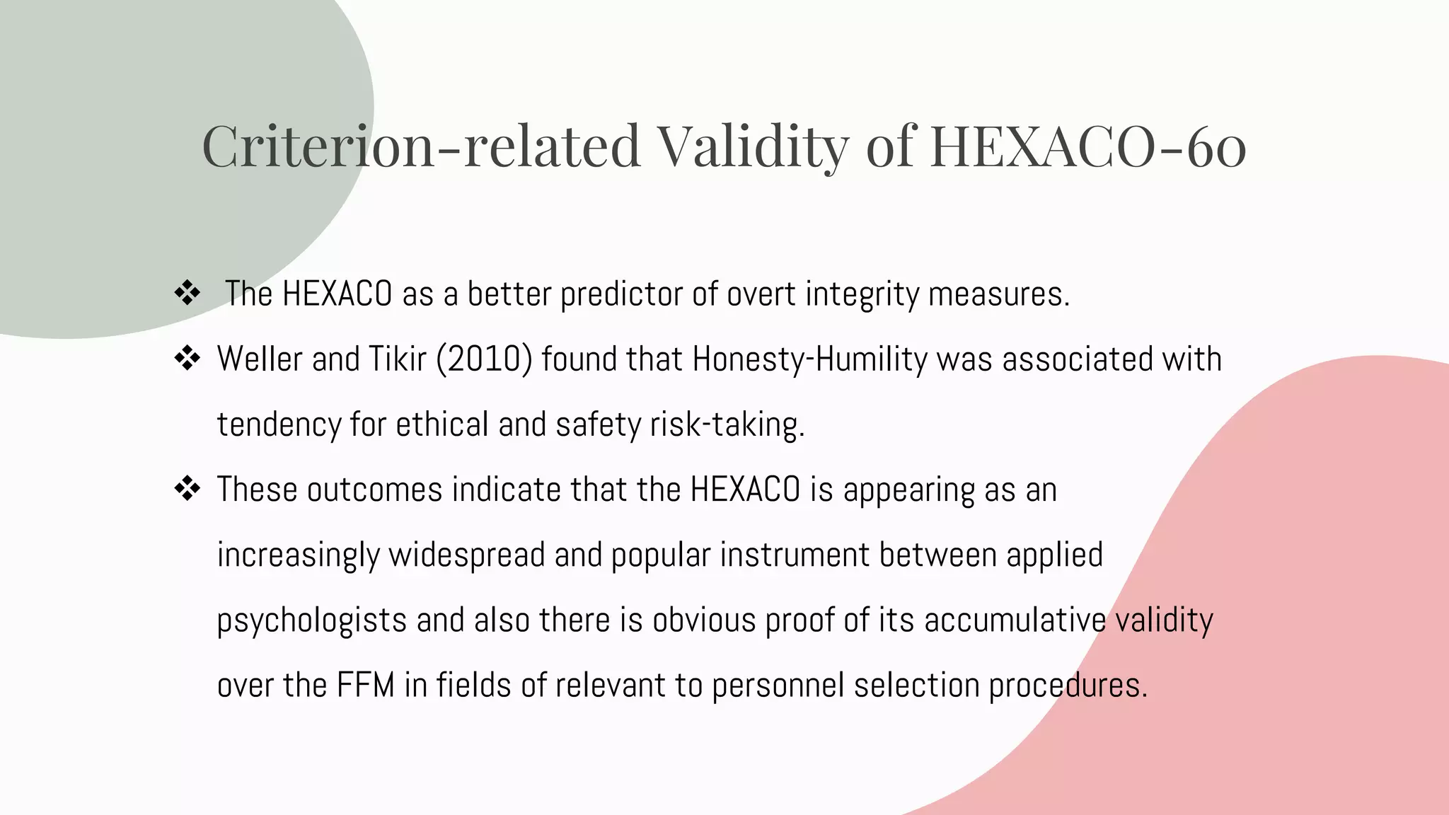 OCEAN Model vs HEXACO Model | PDF