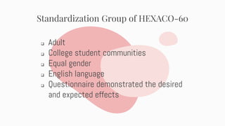 OCEAN Model vs HEXACO Model | PDF