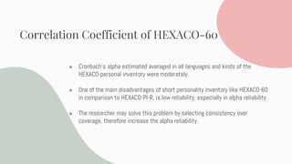 OCEAN Model vs HEXACO Model | PDF