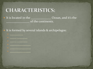 Oceania & Antarctica physical map | PDF | Australia and Oceania Travel ...