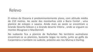Oceania - Aspectos Gerais | PPTX