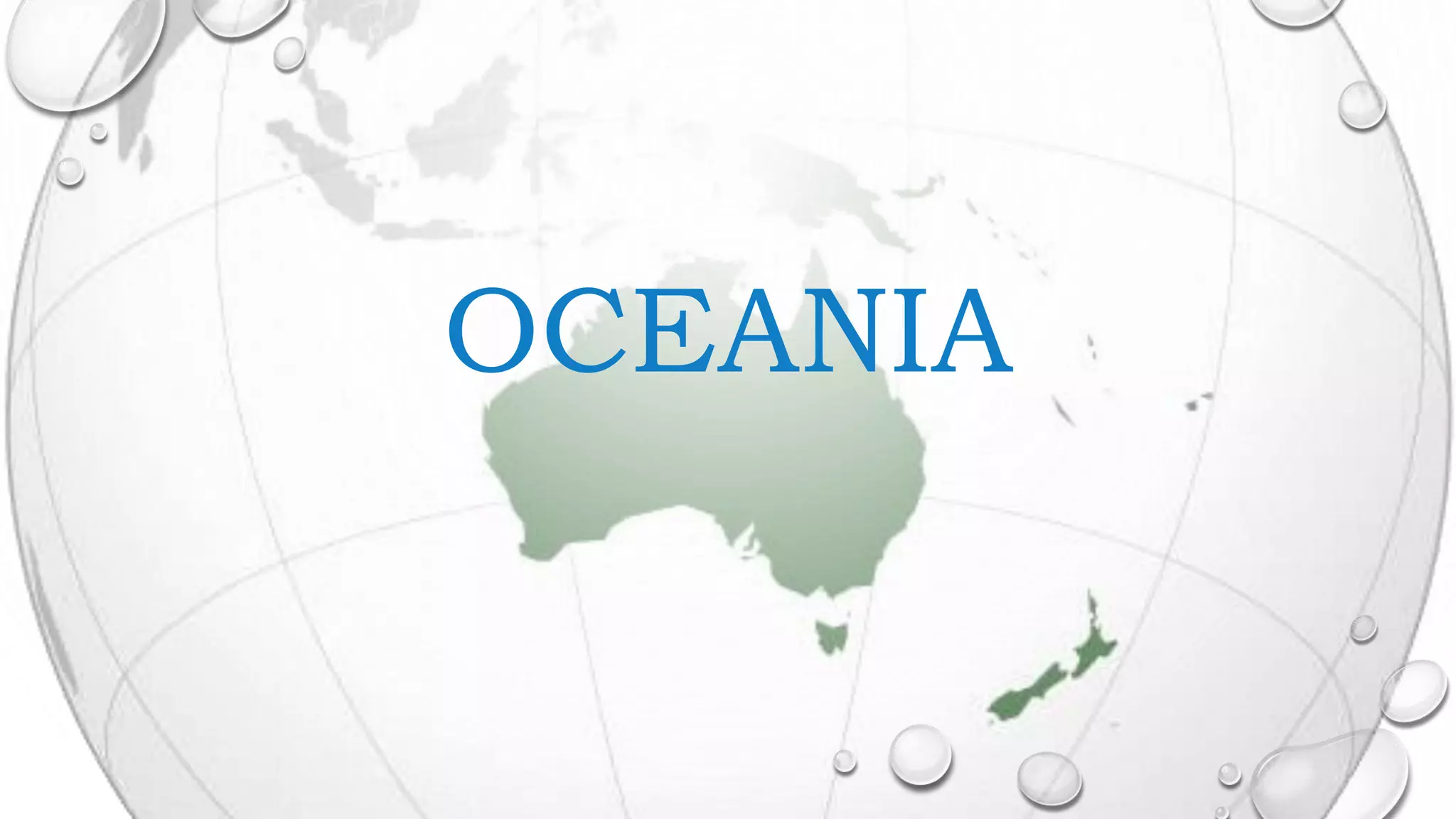 Oceania (polynesia, micronesia, melanisia) | PPTX