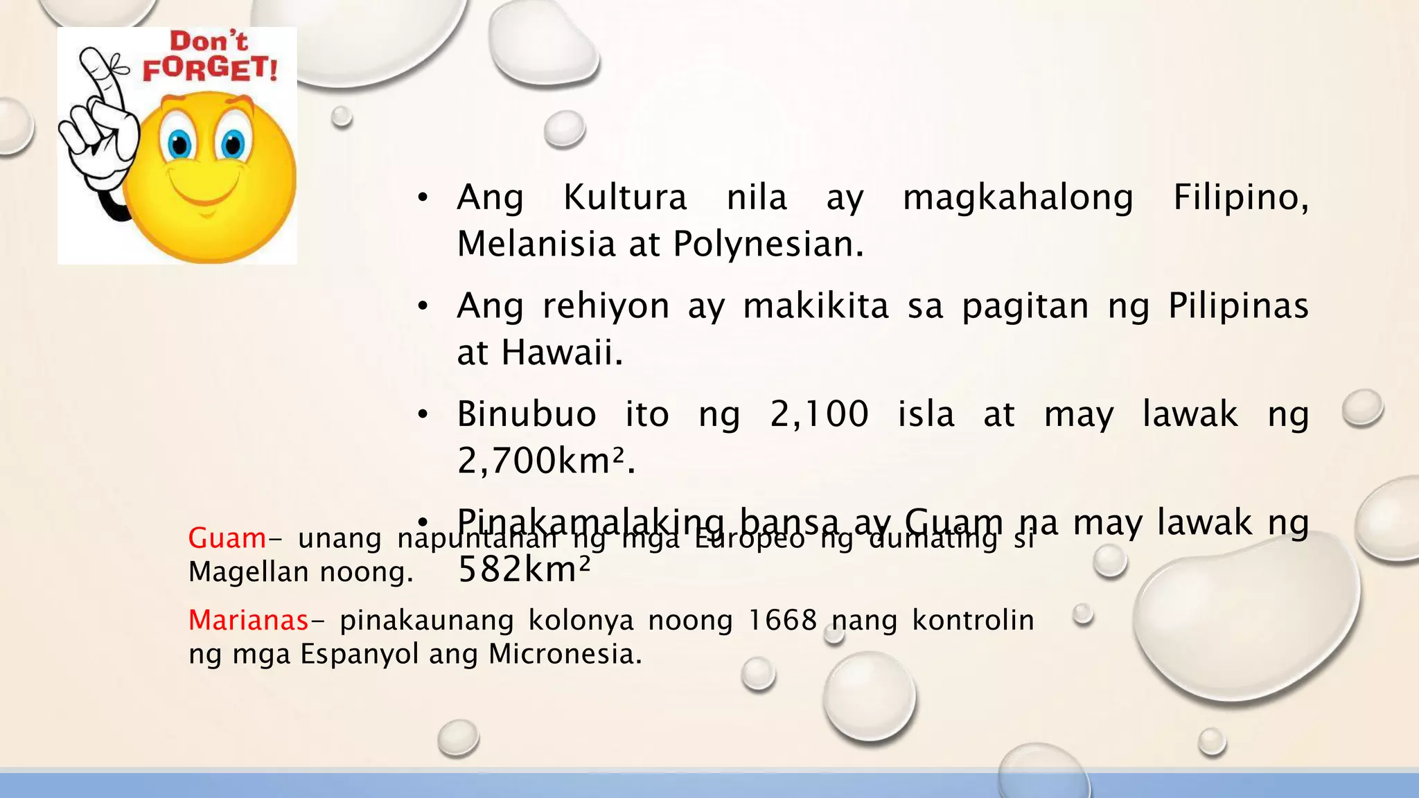Oceania (polynesia, micronesia, melanisia) | PPTX