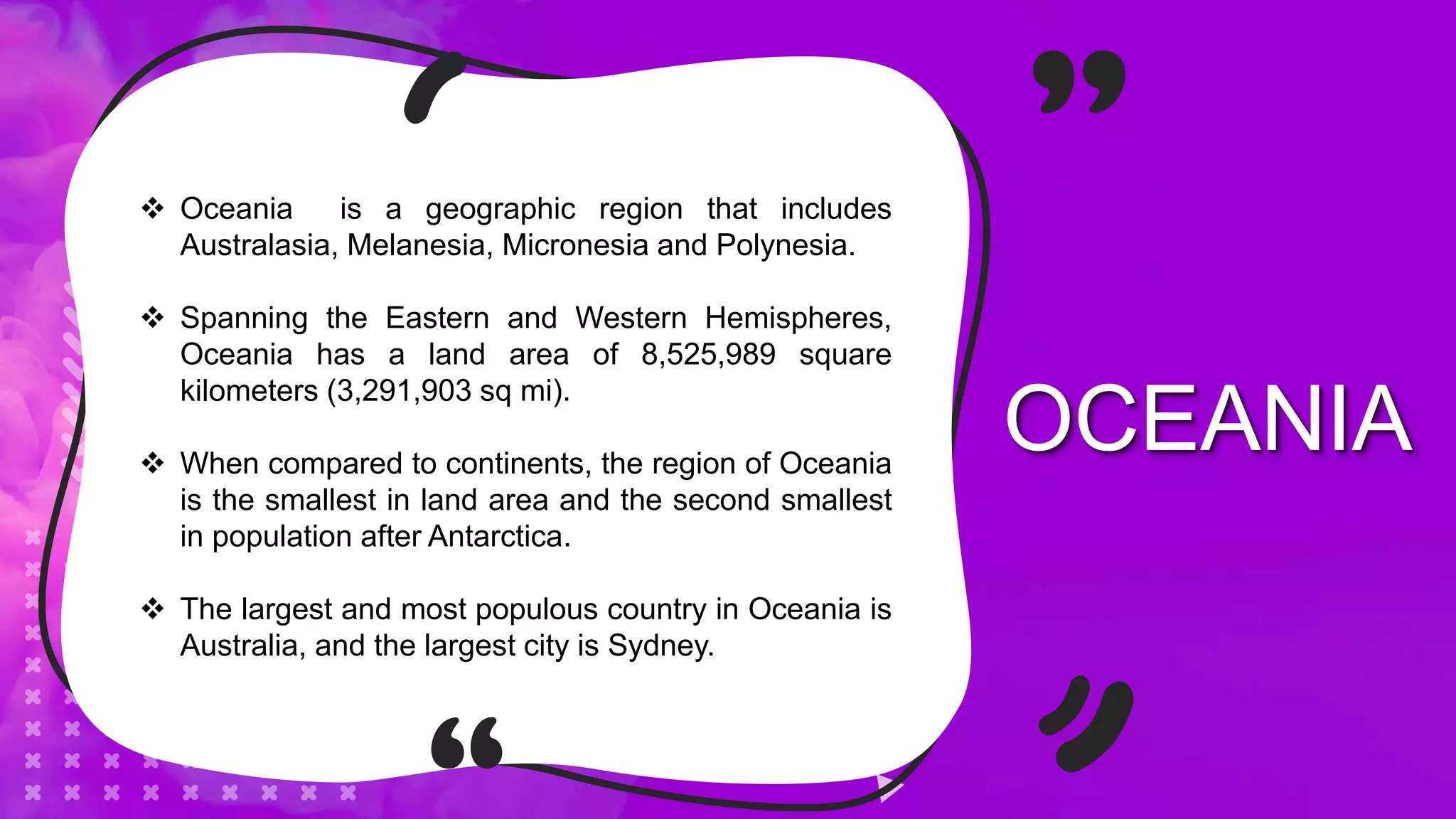 Oceania Slideshare | PPTX