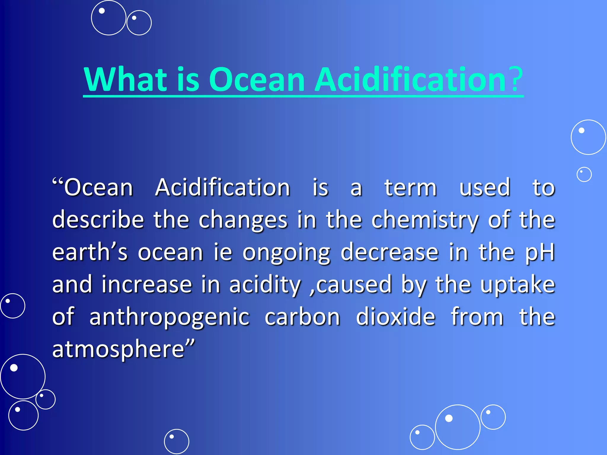 Oceanic acidification | PPT