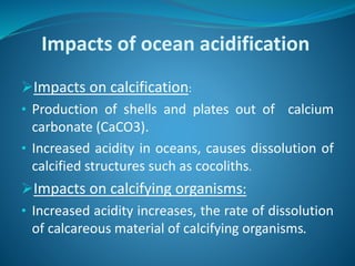 Oceanic acidification | PPT