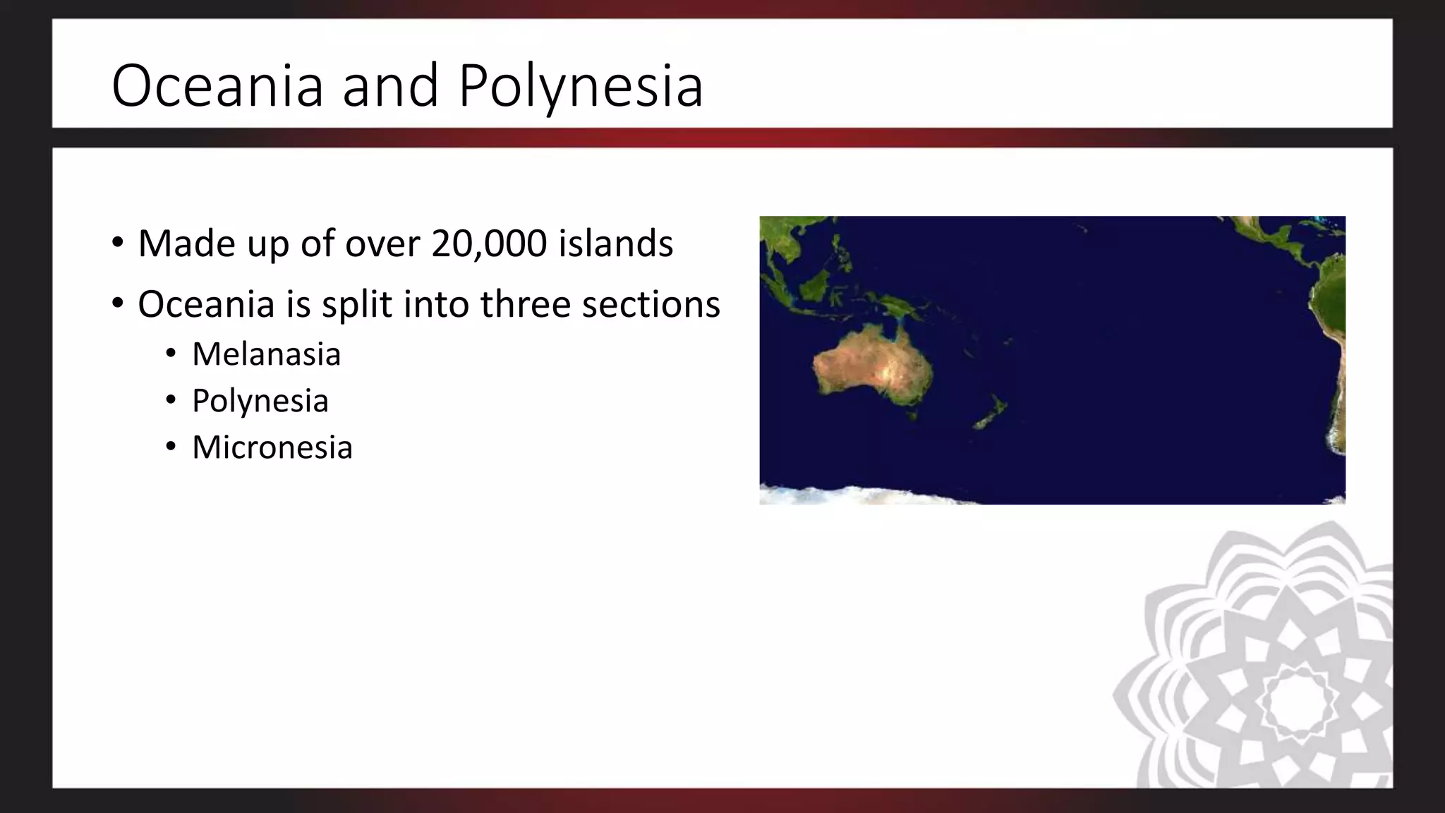 Oceanic and polynesian culture | PPTX