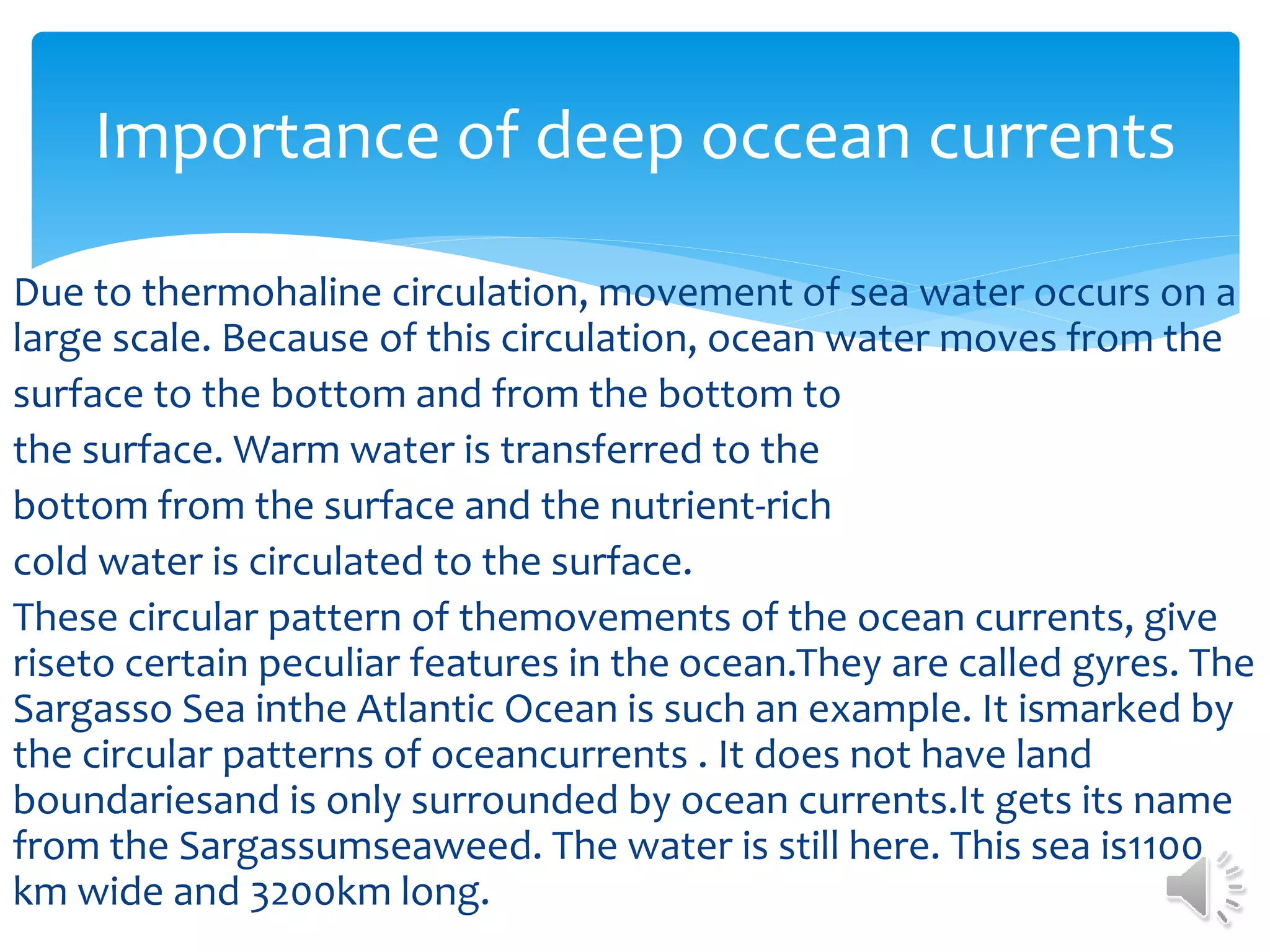 Oceanic currents GEography | PPTX