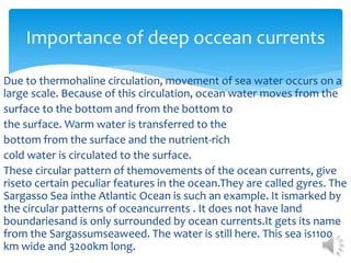 Oceanic currents GEography | PPTX