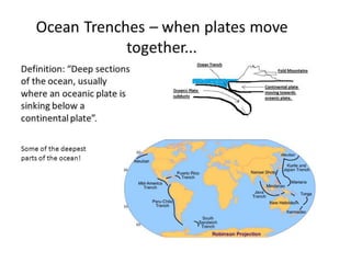 Oceanic trenches | PPTX