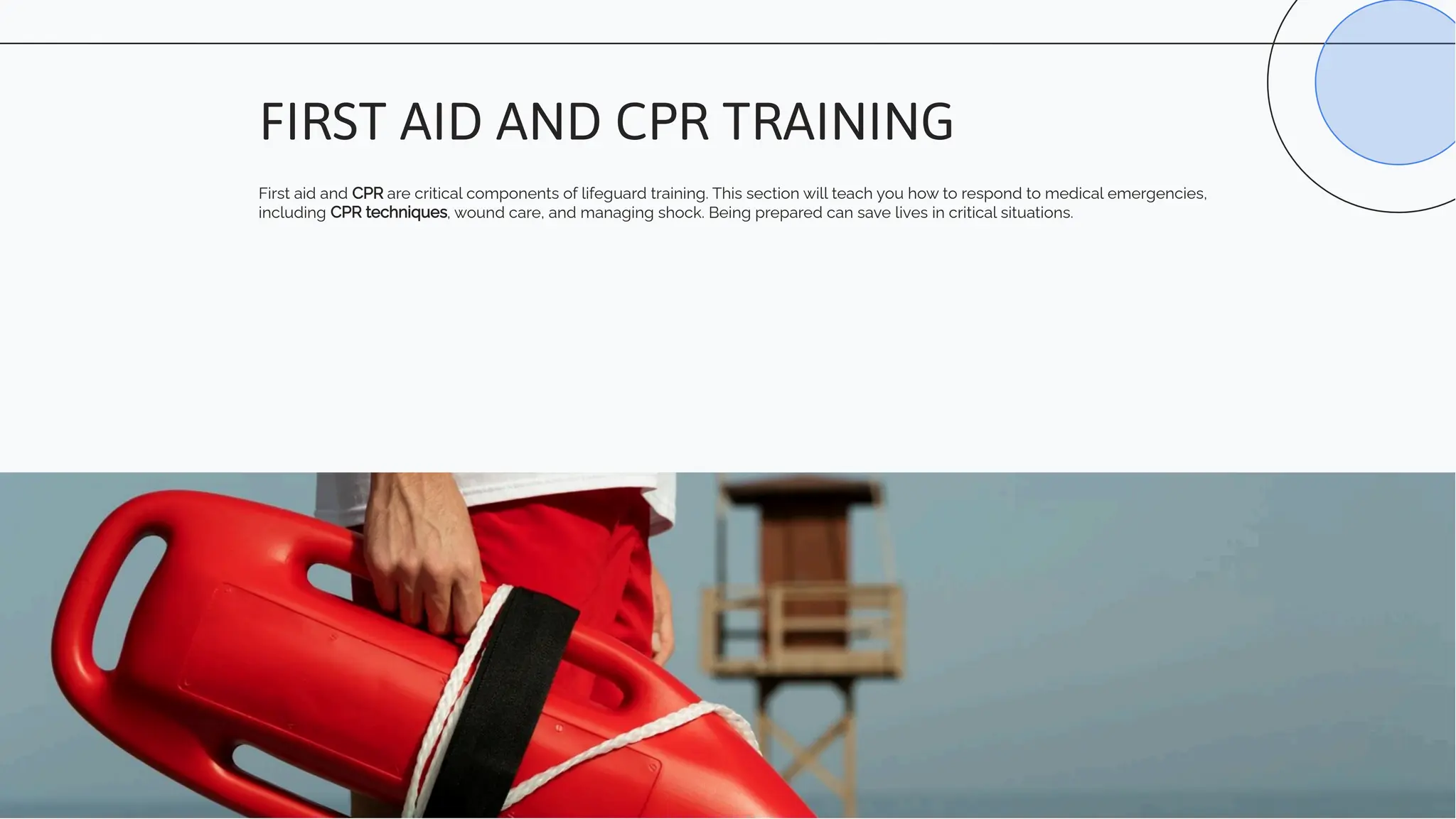Ocean Lifeguard Training, Course Broome. | PDF