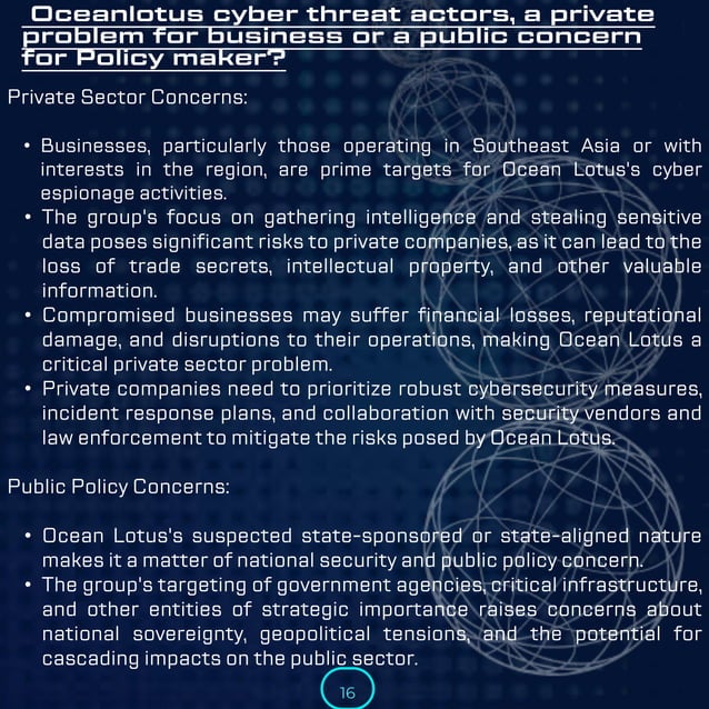 Ocean lotus Threat actors project by John Sitima 2024 (1).pptx