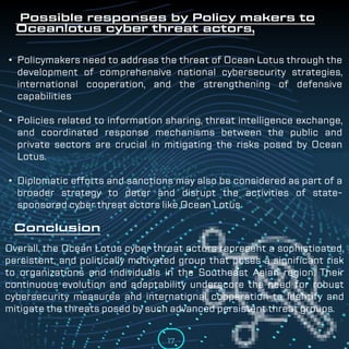 Ocean lotus Threat actors project by John Sitima 2024 (1).pptx