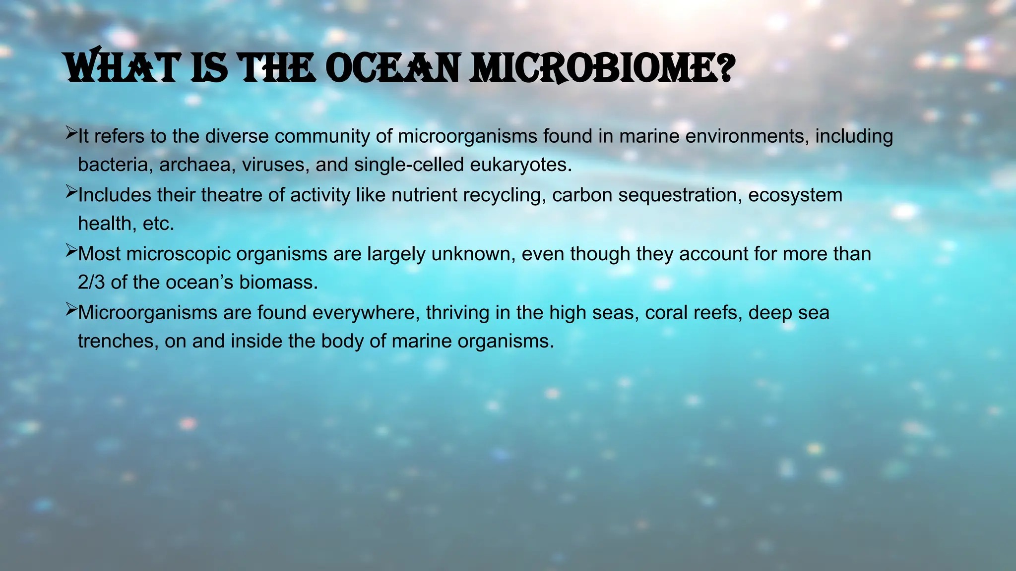 ocean microbiome and its importance.pptx