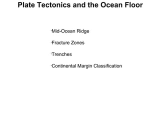 Sea floor morphology | PPT