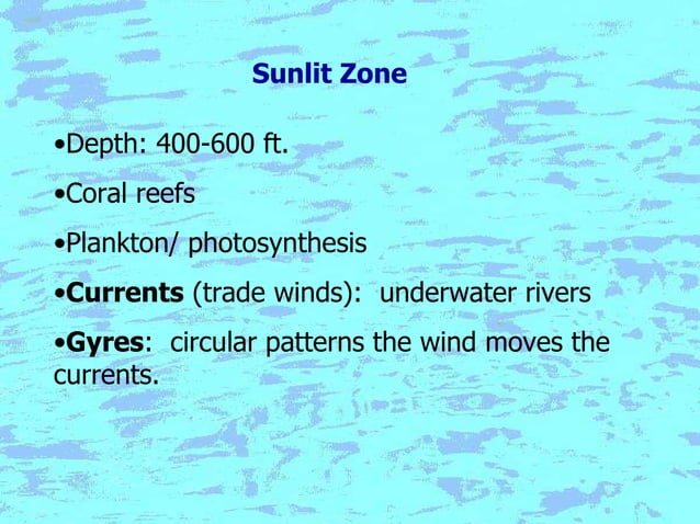 Ocean notes: a comprehensive study on different ocean zones including ...