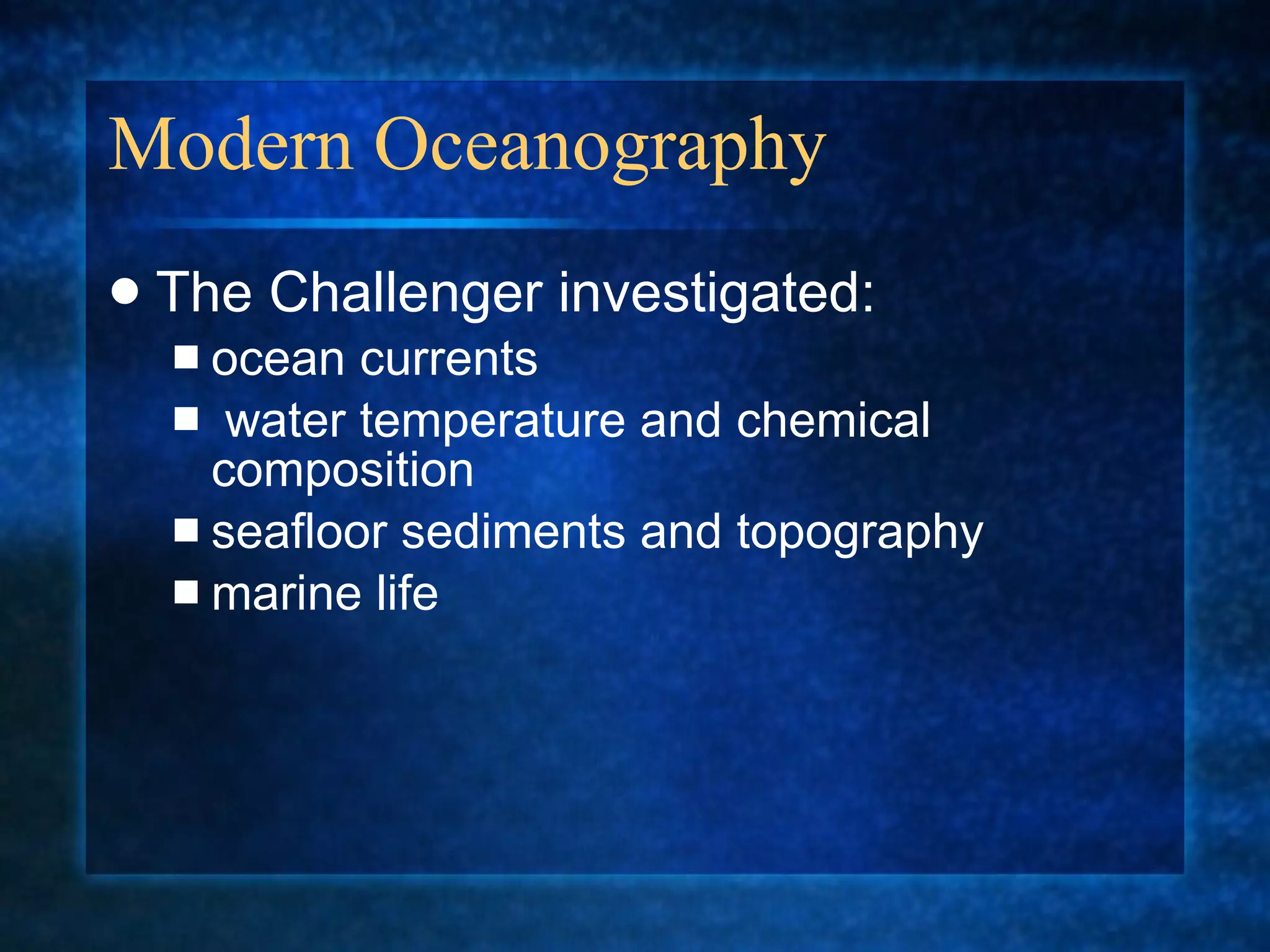 Oceanography | PPT