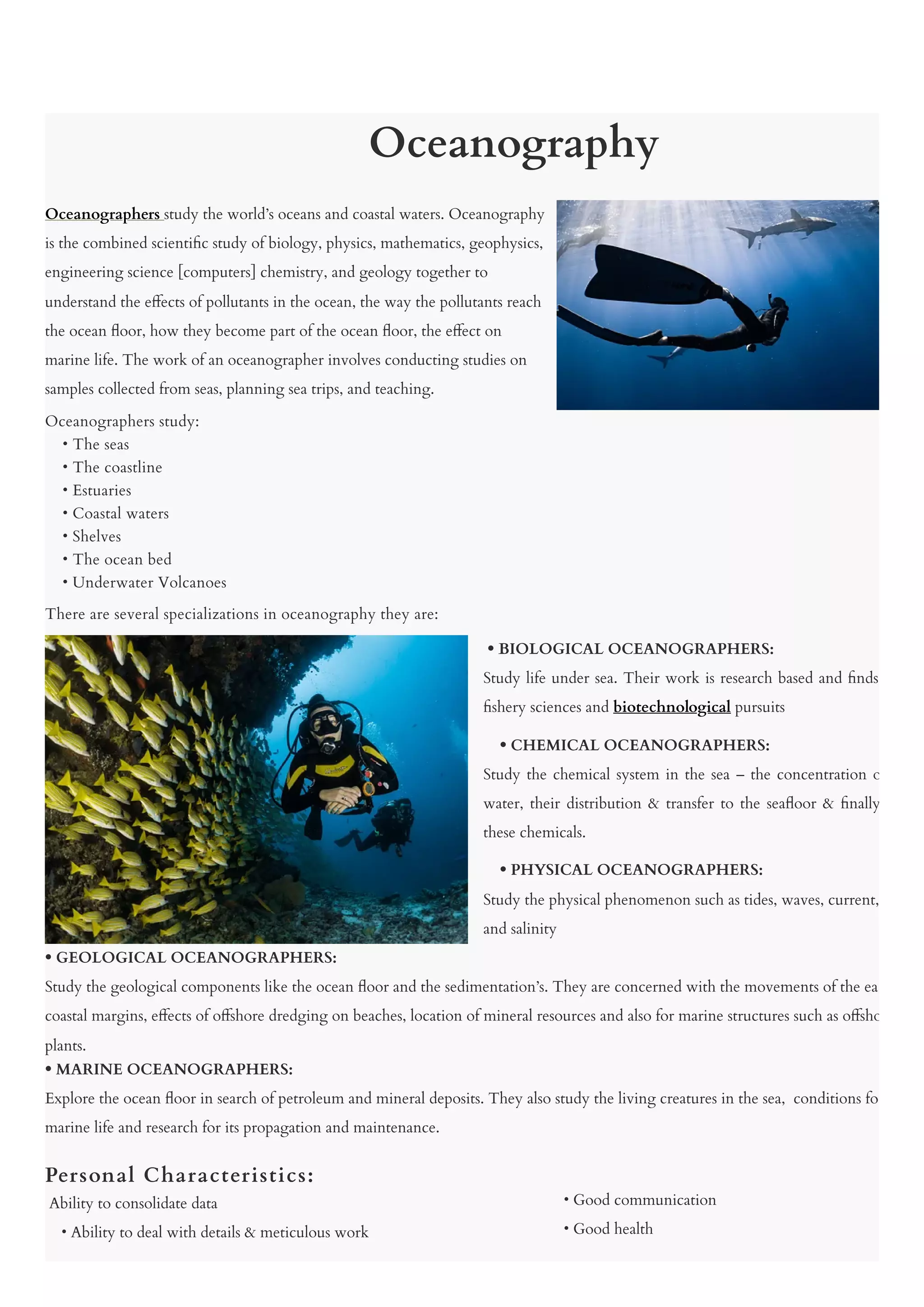 OCEANOGRAPHY | PDF