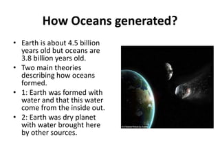 Origin Of Ocean Basins | PPTX