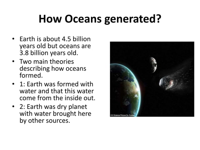 Origin Of Ocean Basins | PPTX