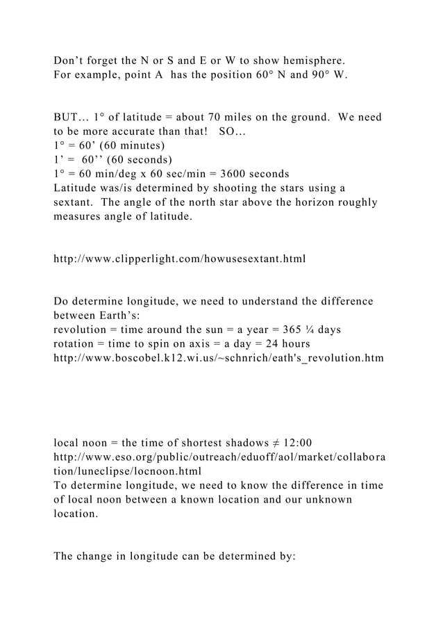 Oceanography 100 Reading and Homework Assignments – Chapter 1(Se.docx