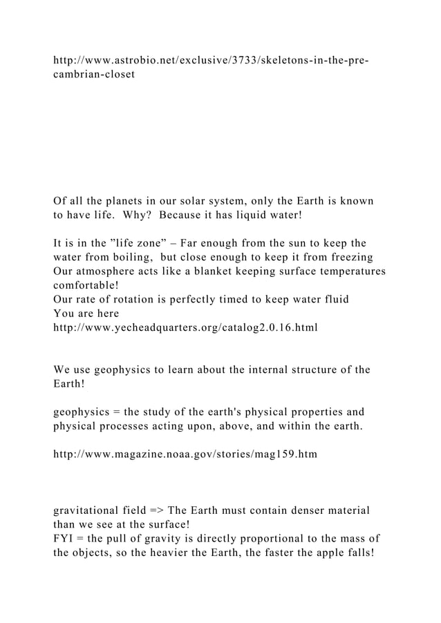 Oceanography 100 Reading and Homework Assignments – Chapter 1(Se.docx